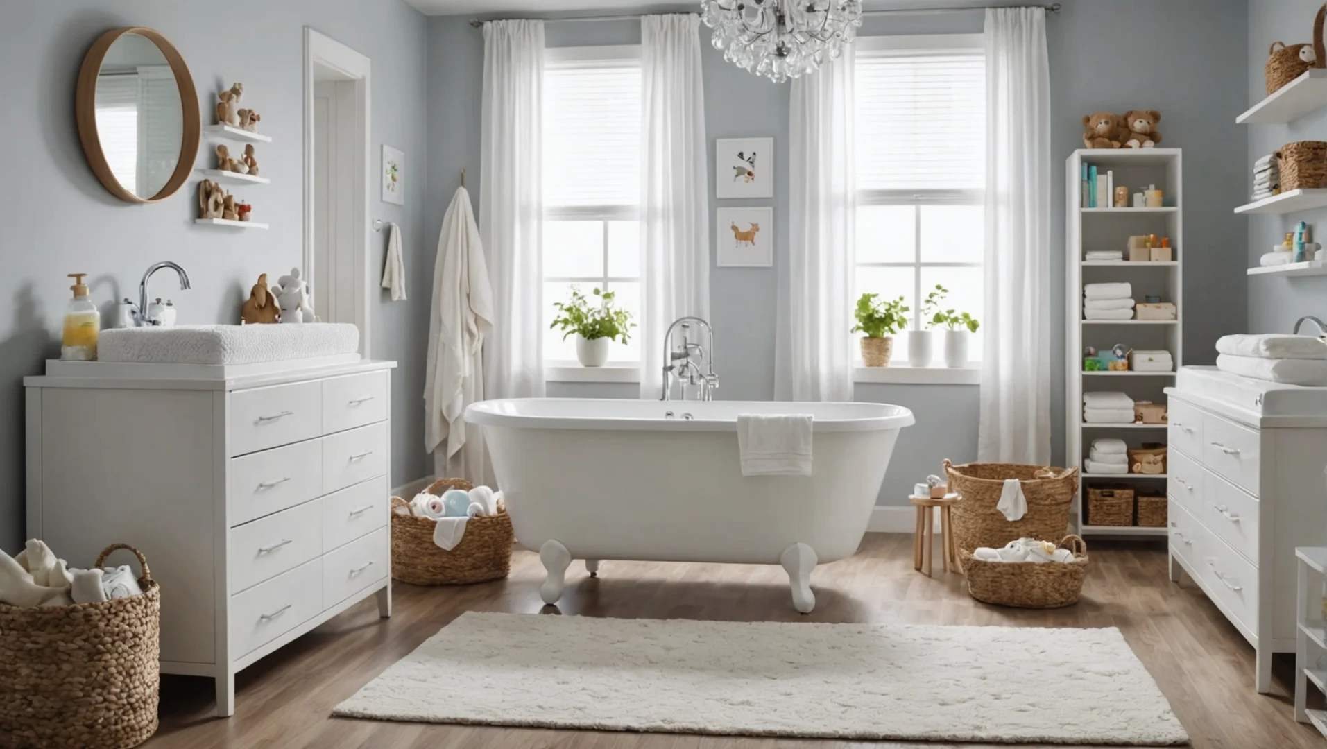 Comparatif des Meilleures Tables à Langer avec Baignoire