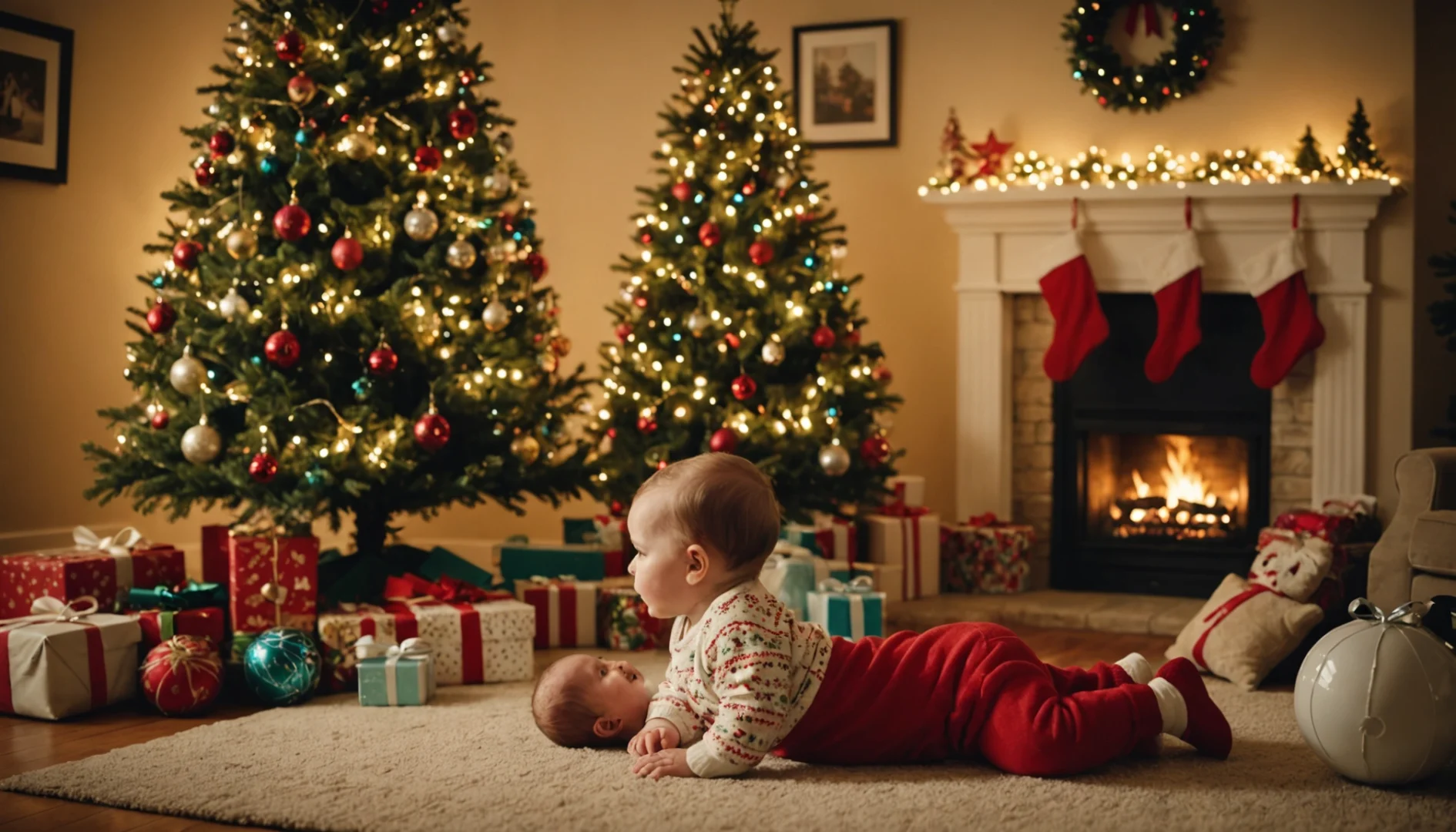 Le premier Noël magique de bébé : un livre personnalisé
