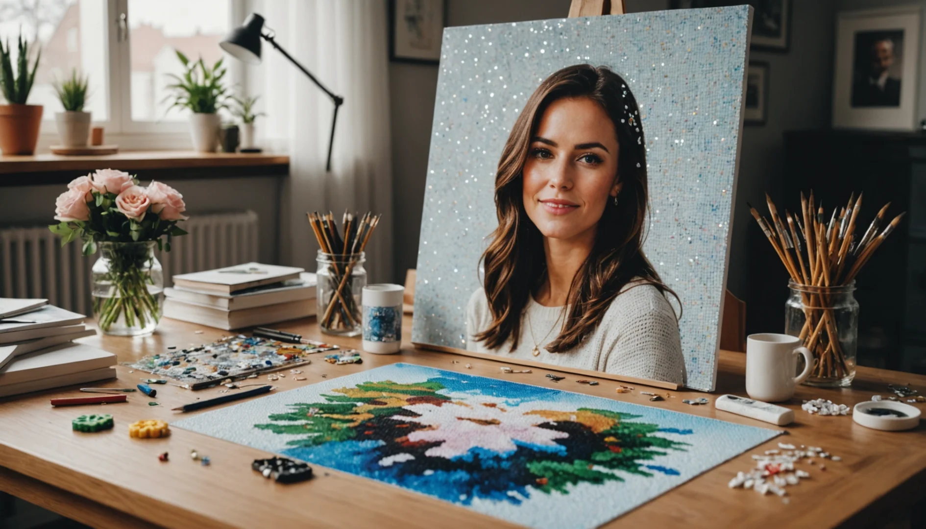 Broderie diamant personnalisée : transformez vos photos