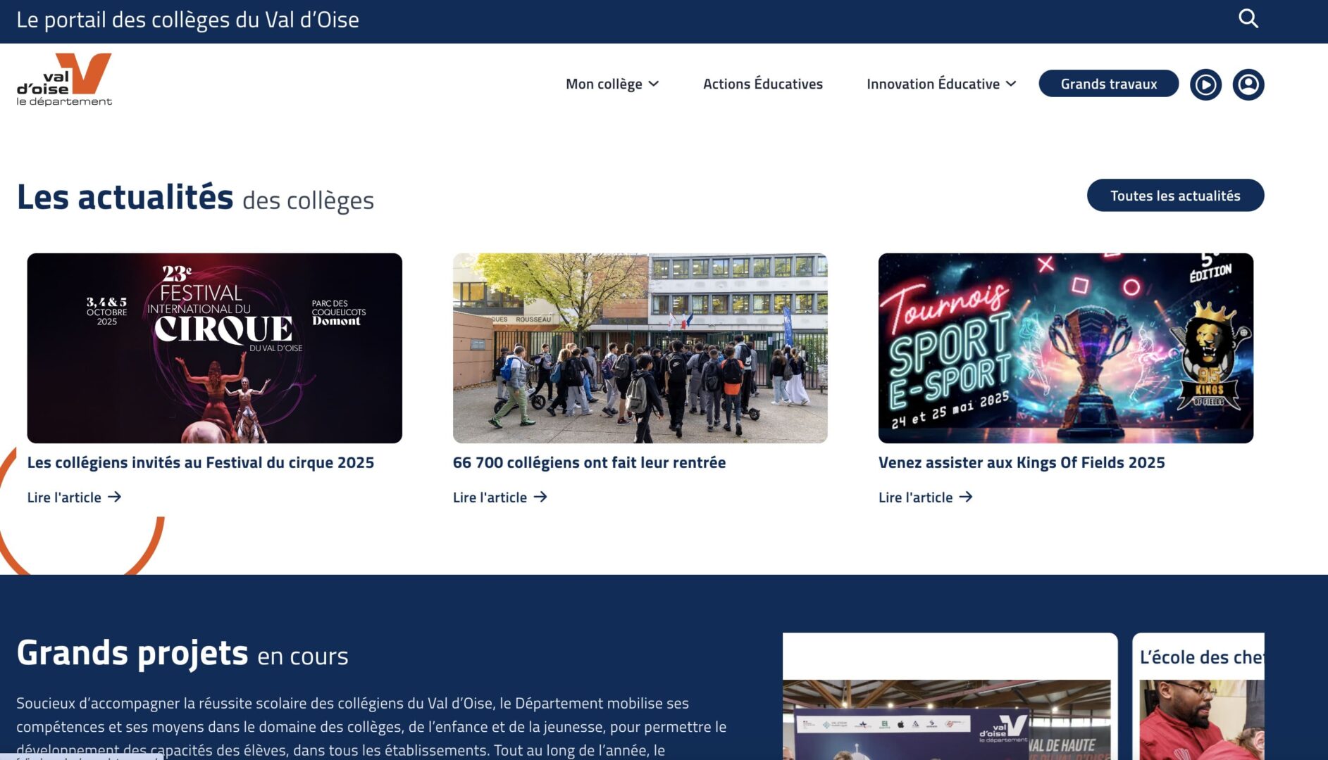 ENT95 : la plateforme numérique scolaire rapide du Val-d’Oise